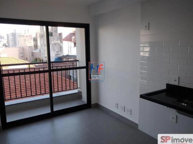 Excelente apto studio, 30m² a.u 1 dormitório, sala, cozinha, varanda, lazer. Prox. Metrô J.S. Pa
