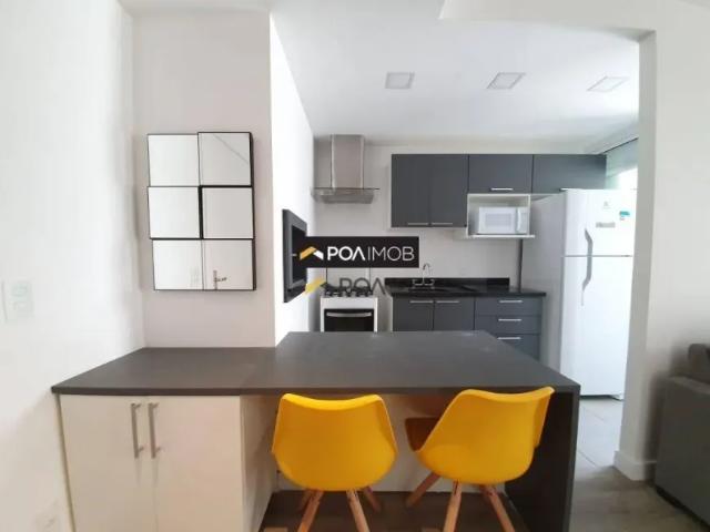 Excelente Ap. de 1 dormitório para alugar, 42 m² por R$ 3.772/mês Central Parque Porto Alegre/RS