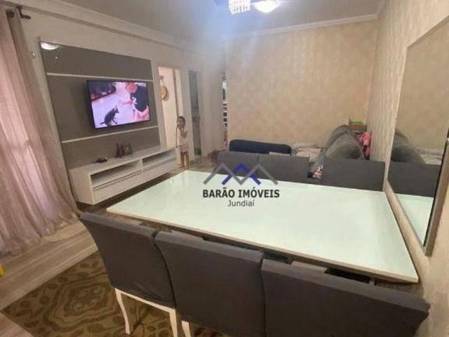 Excelente Apartamento com 2 dormitórios à venda, 60 m² por R$ 437.000 Bosque dos Jacarandás Jund