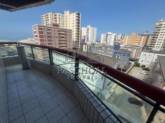 Apartamento á venda c/100m² 2 dormitorios 1 suite 2 vaga vista mar R$470mil tupi Praia Grande/SP