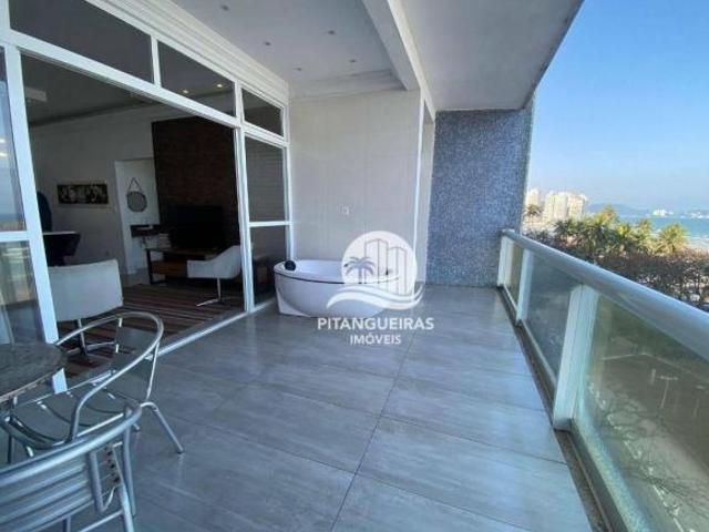 Excelente apartamento de 3 quartos e 3 suítes frente mar na Praia da Pitangueiras