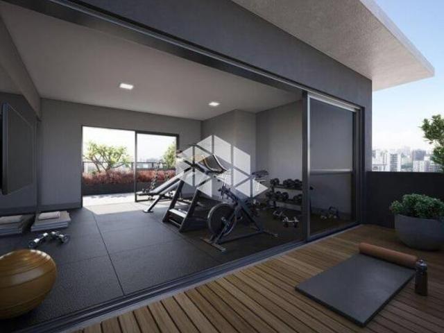 Excelente Apartamento de 1 dormitório, lavabo, novo, amplo com 50m² privativos, sacada, churrasqueir