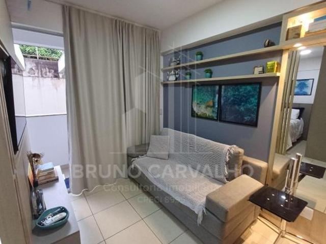 EXCELENTE APARTAMENTO DE 1 QUARTO MOBILIADO VARANDA GARAGEM COBERTA