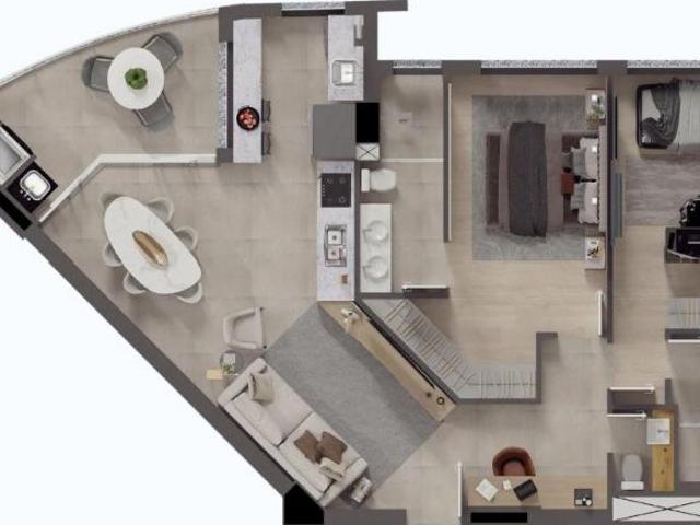 Excelente apartamento novo com 100,38 m², 2 suítes e 2 vagas no Cristo Rei