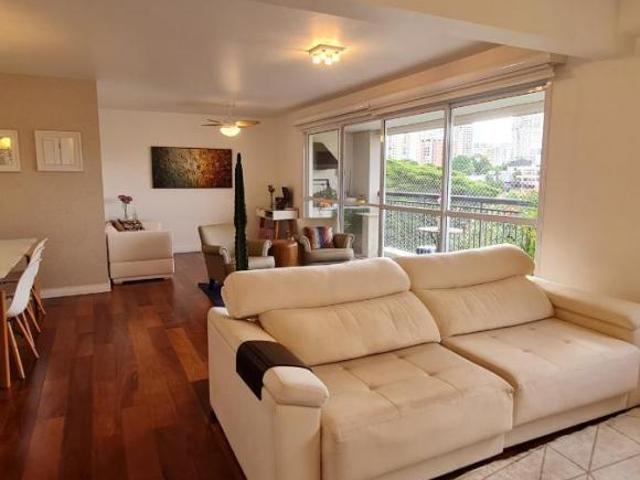 Elegante apartamento para venda em Brooklin Paulista com 3 quartos, sendo 3 suítes, 131m²