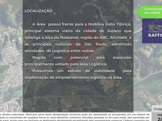 Excelente Área Comercial com 433.651,48 m² Suzano SP
