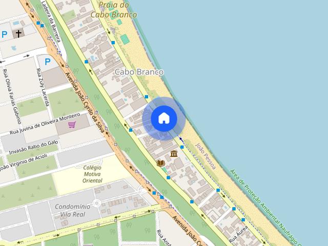 Excelente Flat a Beira Mar Cabo Branco R$ 3.500,00 Condomínio Incluso. Contrato Anual