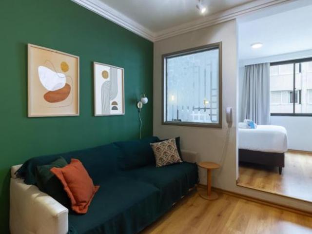 Imperdível flat para venda em Cerqueira César com 1 quarto, 29m²