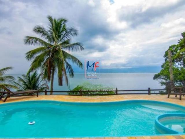 Excelente imóvel na Ponta das Canas, em Ilhabela/SP, 650 m² a.c 1650m² a.t casa principal e de