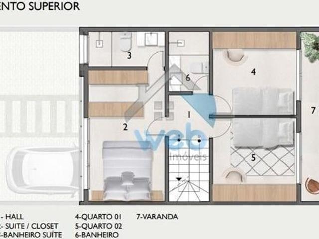 Excelente opção de triplex em condomínio de alto padrão no Xaxim!