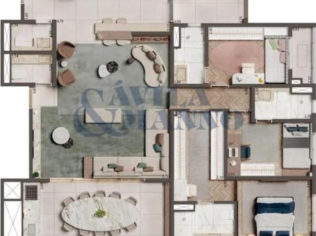 Excelente oportunidade de apartamento de 3 quartos com 3 suítes na Mooca, São Paulo SP! 134m², 4 ban