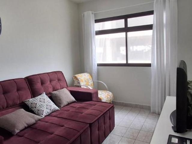Excelente oportunidade de investimento: Apartamento à venda em Praia Grande SP, Aviação! 1 quarto, 1
