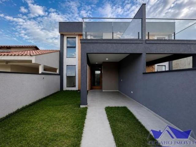 EXCELENTE SOBRADO COM 4 SUÍTES, BALNEÁRIO ELIANA, 120 METROS DA PRAIA