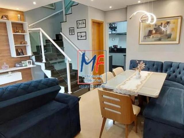 Excelente sobrado cond.fechado V. Esperança,116 m² a.u 2 suítes, sala 2 ambientes, terraço gourme