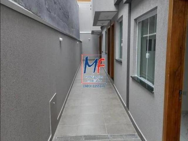 Excelente sobrado em cond. fechado no Parque Boturussu, com 60m² a.u 2 dormitórios 2 suítes, sal