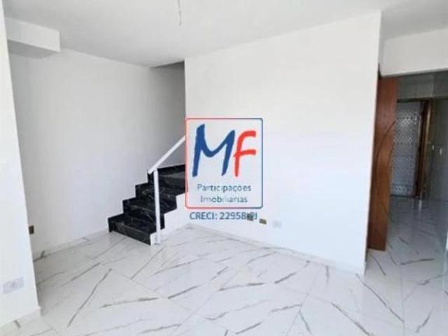 Excelente sobrado em cond. fechado na Vila Granada, com 120m² a.u 2 dormitórios 2 suítes, sala