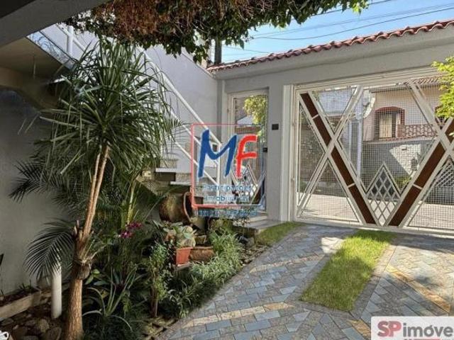 Excelente sobrado na Vila Floresta, Santo André/SP, com 239 m² a.u 4 dormitórios 1 suíte, sala