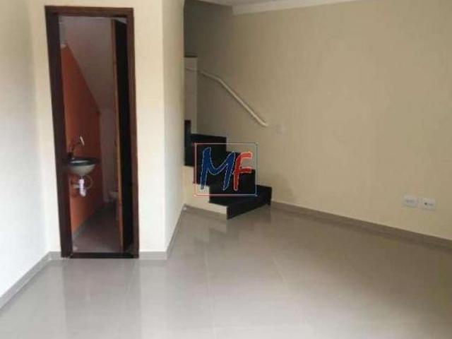 Excelente Sobrado Parque do Carmo, com 100m² a.u 3 dorms sendo 1 suíte e 2 vagas de garagem. Atu