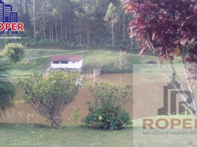 EXCELENTE SITIO COM ESCRITURA DE 44.355 M²/CASA SEDE/LAGO À VENDA EM JUQUITIBA