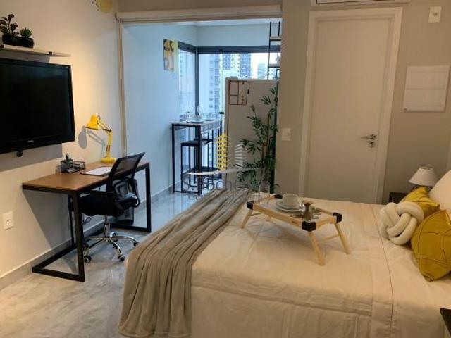Excelente studio pronto para morar venda Ed. Klabin Paulista 23m²