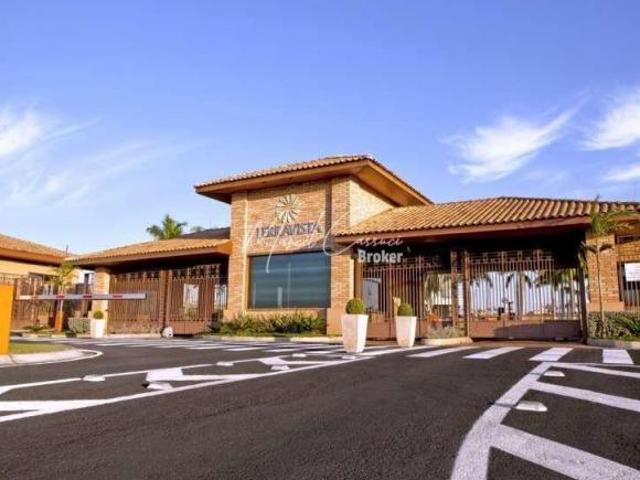Excelente terreno à venda em condomínio, esquina, próximo a portaria do TerraVista em Mirassol