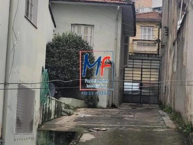 Excelente terreno com 500 m² a.t 3 casas antigas e 10 vagas. Proximidades Av. Paes de Barros e Rua