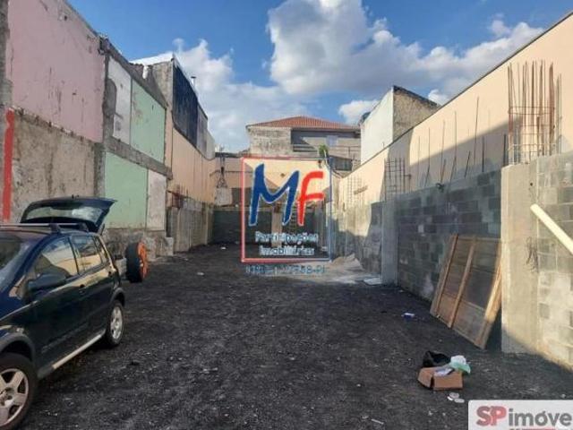 Excelente terreno para venda no Alto da Mooca, 497 m² de area, 230 m2 a.c Zon. ZM 10 metros d
