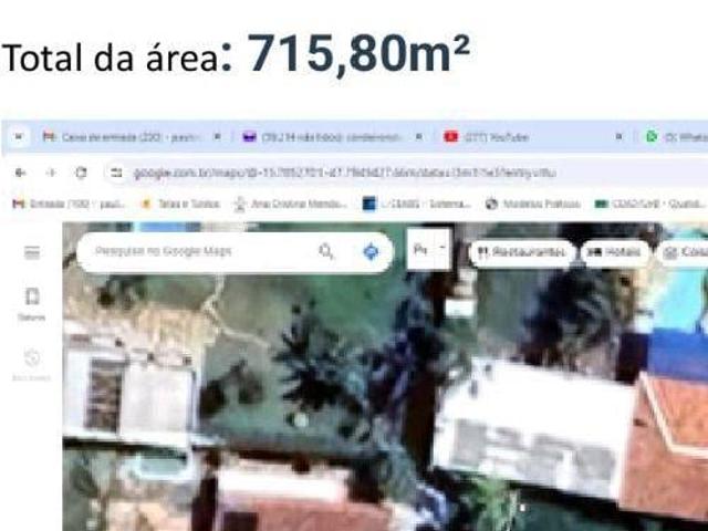 Excelente Terreno residencial de 715 Metros Quadrados, localizado no setor SMLN MI 13, Lago Norte DF