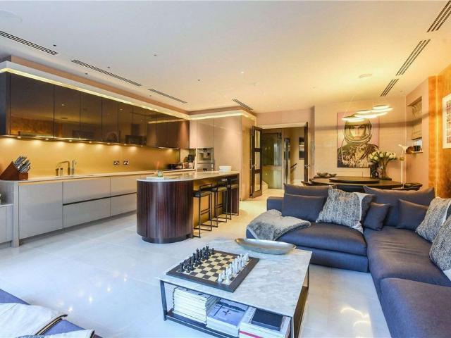 Exceptional 6 bedroom, 6,200 sq ft townhouse with lift, private garden and superb interiors, set on Highgate Village’s most prestigious street