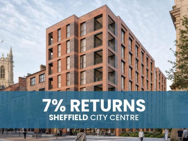 Exclusive Sheffield Buy to Let Apartment, Sheffield City Centre – 7% Rental Yi Investment only