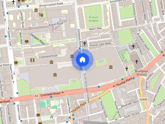 Exhibition Road, South Kensington, London, SW7