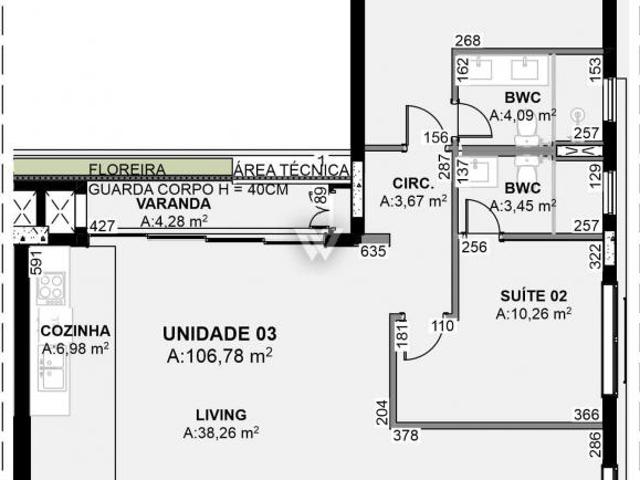 EZA Living APARTAMENTO 2 SUÍTE AHÚ CURITIBA
