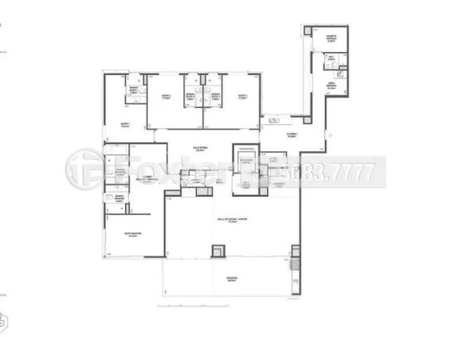 Apart. Luxo a venda, 327 m², 4 quartos de frente para o Guaíba, com a mais bela vista de Porto!