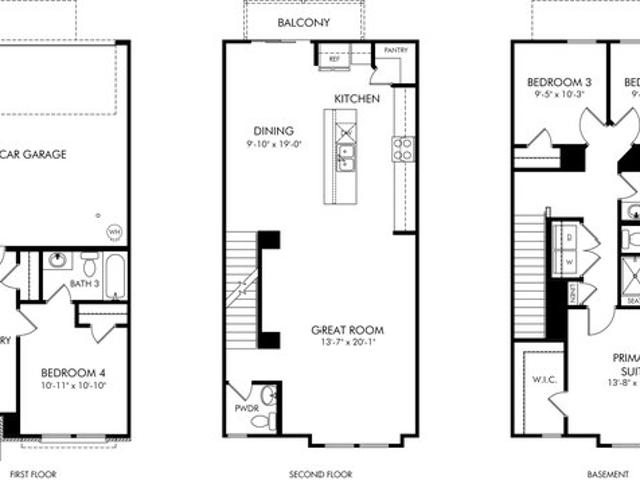 Fairchild Plan McFarland Townhomes Community