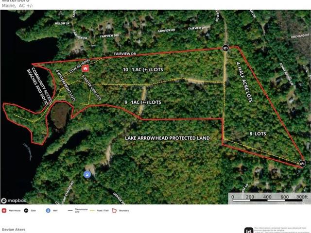Fairview Dr, Waterboro, Plot For Sale