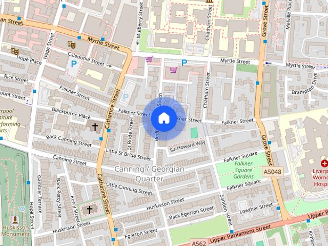 Falkner Street, Liverpool, Merseyside, L8