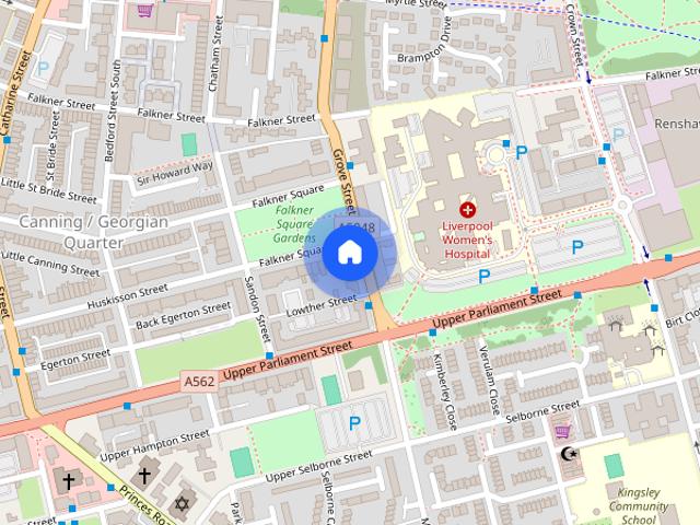 Falkner Square, Liverpool, Merseyside, L8 7NZ