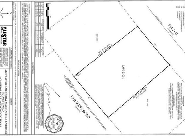 Far Rd W, Horseshoe Bay, TX 78657