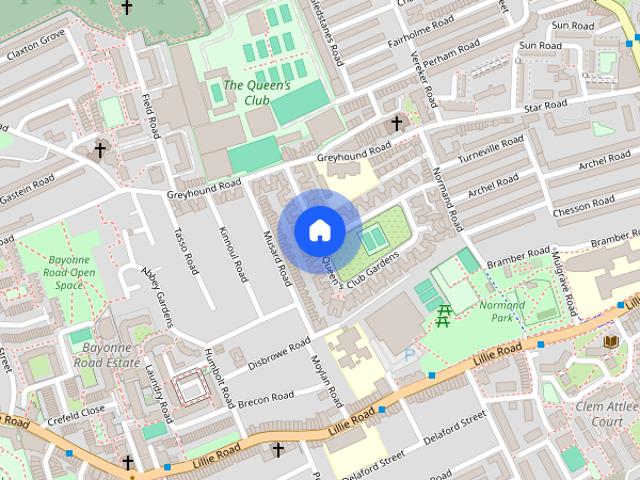 Faraday Mansions, Queens Club Gardens, Barons Court, London, W14
