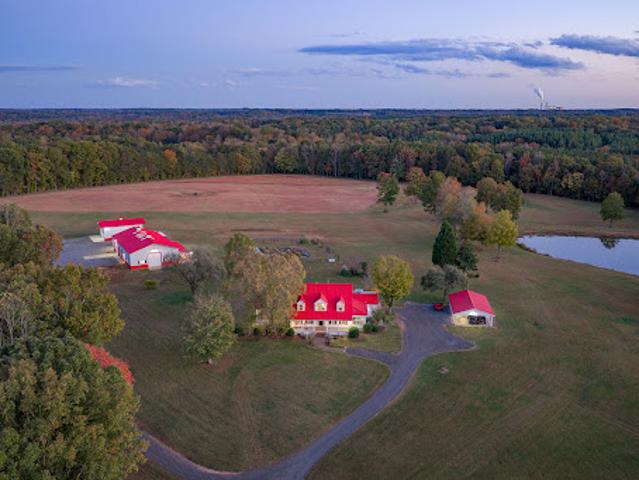 Farmhouse with garden