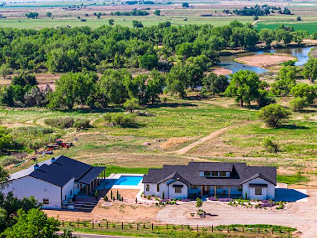 Farmhouse with outbuildings and pool