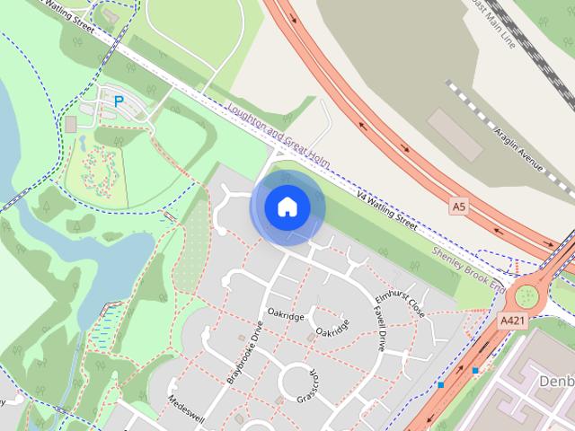 Favell Drive, Furzton, Milton Keynes, Buckinghamshire, MK4