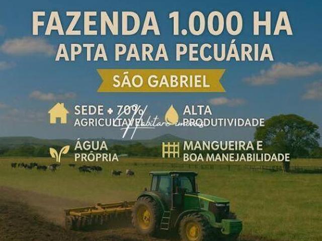Fazenda de Alto Padrão à Venda em São Gabriel/RS!