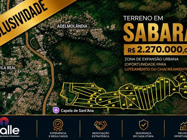 Fazenda em Arraial Velho, Sabará/MG de 620565m² à venda por R$ 2.269.000,00