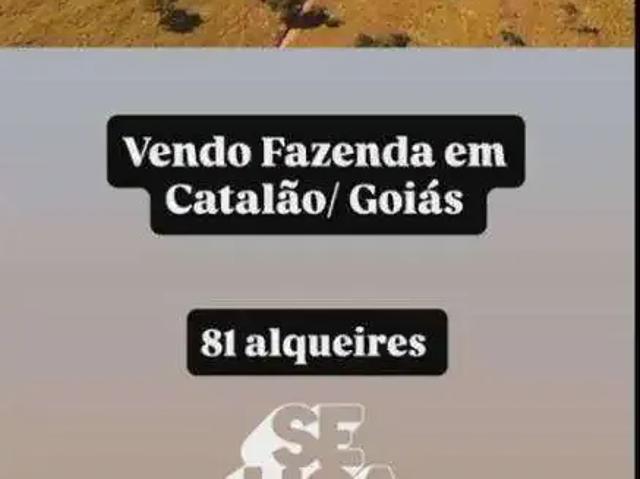 Fazenda para Venda em Catalão/GO Área Rural de Catalão