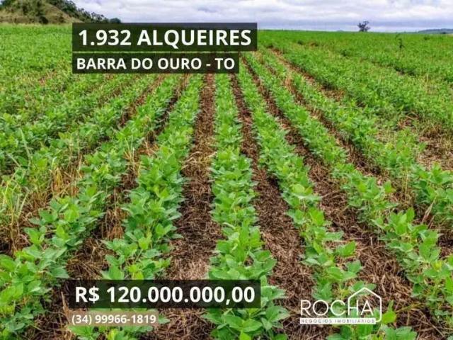 Fazenda para Venda em Barra do Ouro/TO Zona Rural