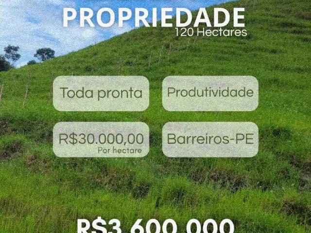 Fazenda para Venda em Barreiros/PE Zona Rural