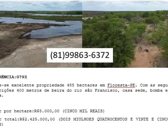 Fazenda para Venda em Floresta/PE Zona Rural