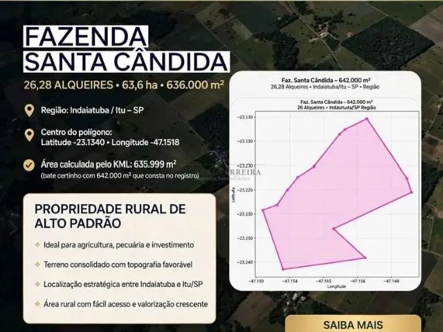 Fazenda para Venda em Indaiatuba/SP Chácaras Videiras de Itaici