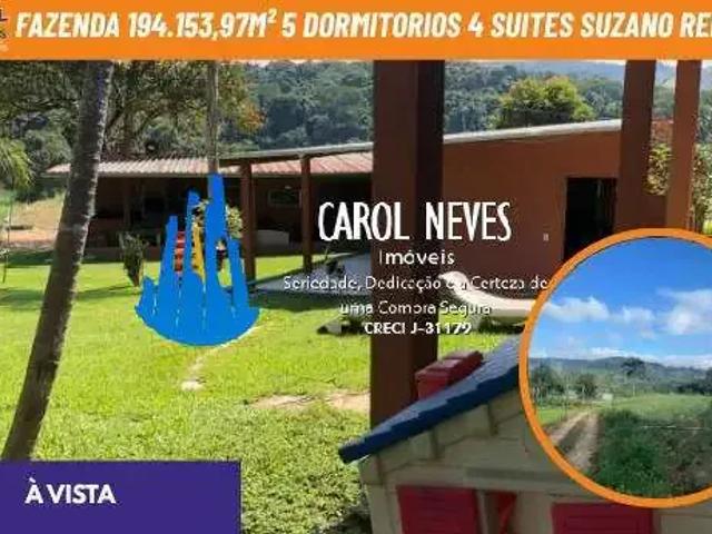 Fazenda para Venda em Suzano/SP Parque Santa Rosa 5 Quartos